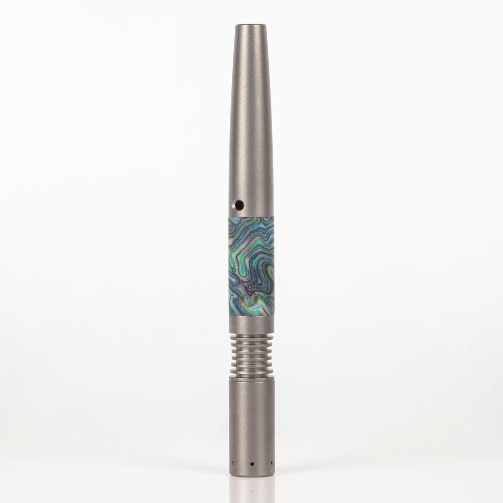 Sandblasted Titanium Simrell w/ Micarta Sleeve (M1)