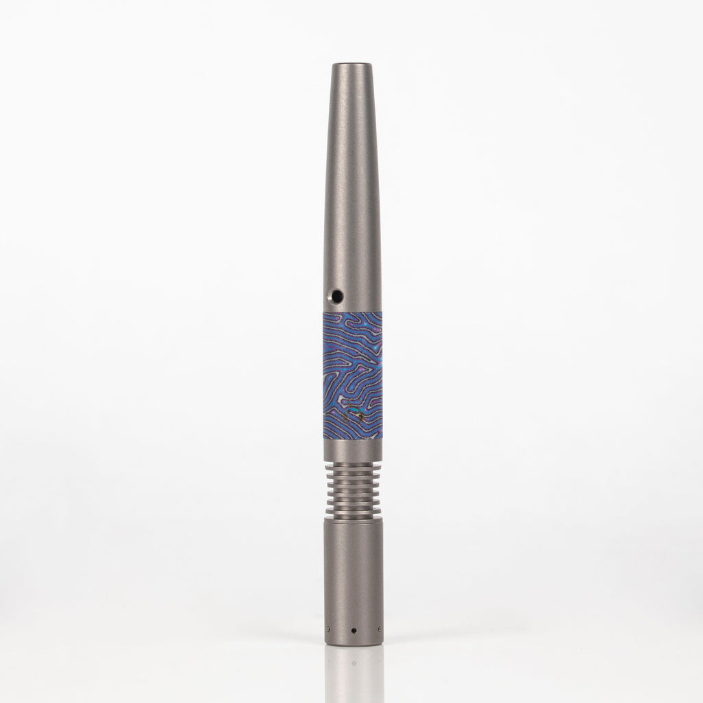 Sandblasted Titanium Simrell w/ Micarta Sleeve