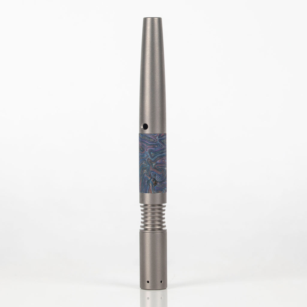 Sandblasted Titanium Simrell w/ Micarta Sleeve (M2)